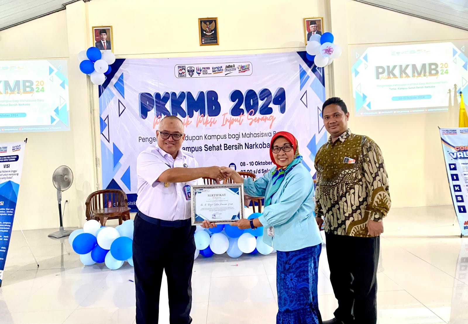 Direktur Politeknik Piksi Input Serang Buka PKKMB dengan Pesan Penting ...